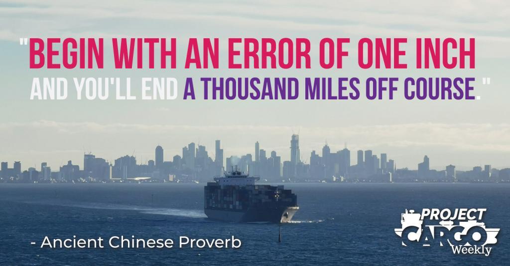 Week #48 - 2019 - Project Cargo Weekly