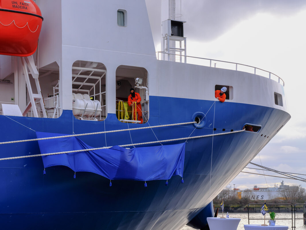 The Christening of the UHL FAITH of United Heavylift - Project Cargo Weekly