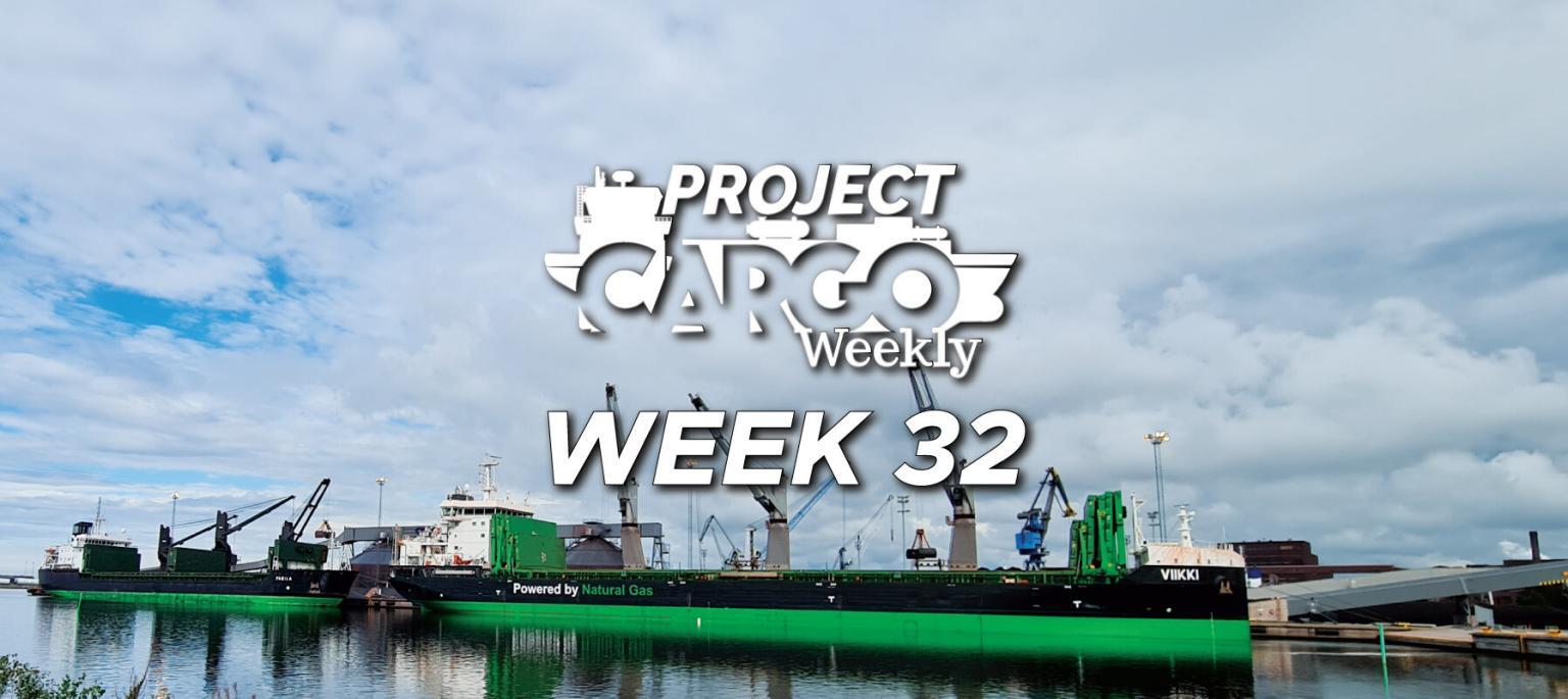 Week #32 - 2021 - Project Cargo Weekly