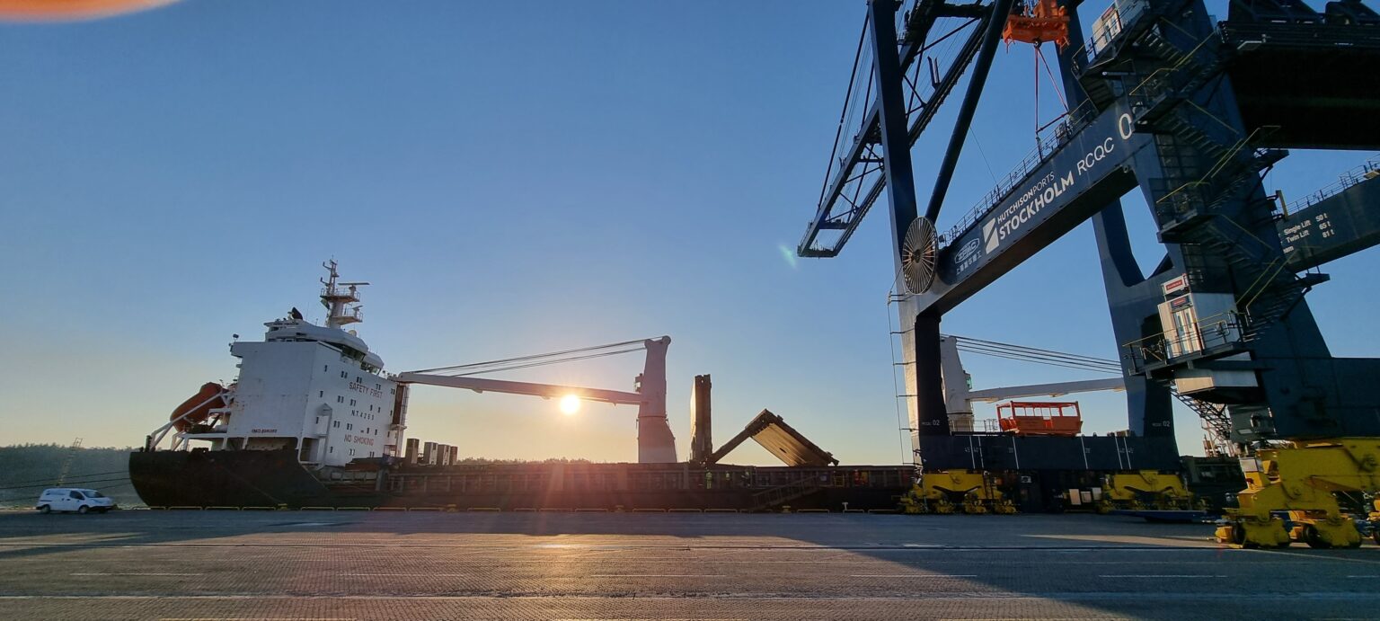 Visiting the Port of Stockholm / Norvik for the Discharging of Cable ...