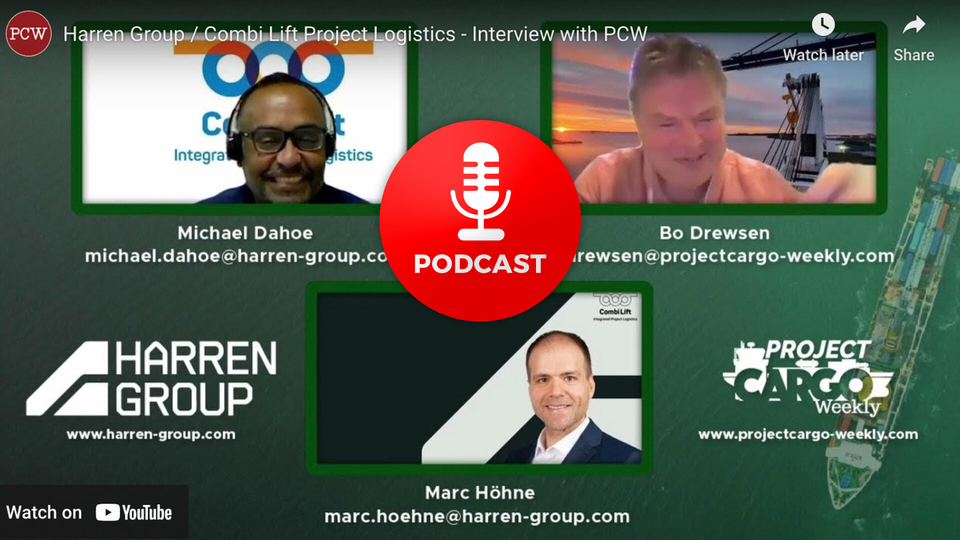 Harren Group / Combi Lift - Interview - Project Cargo Weekly