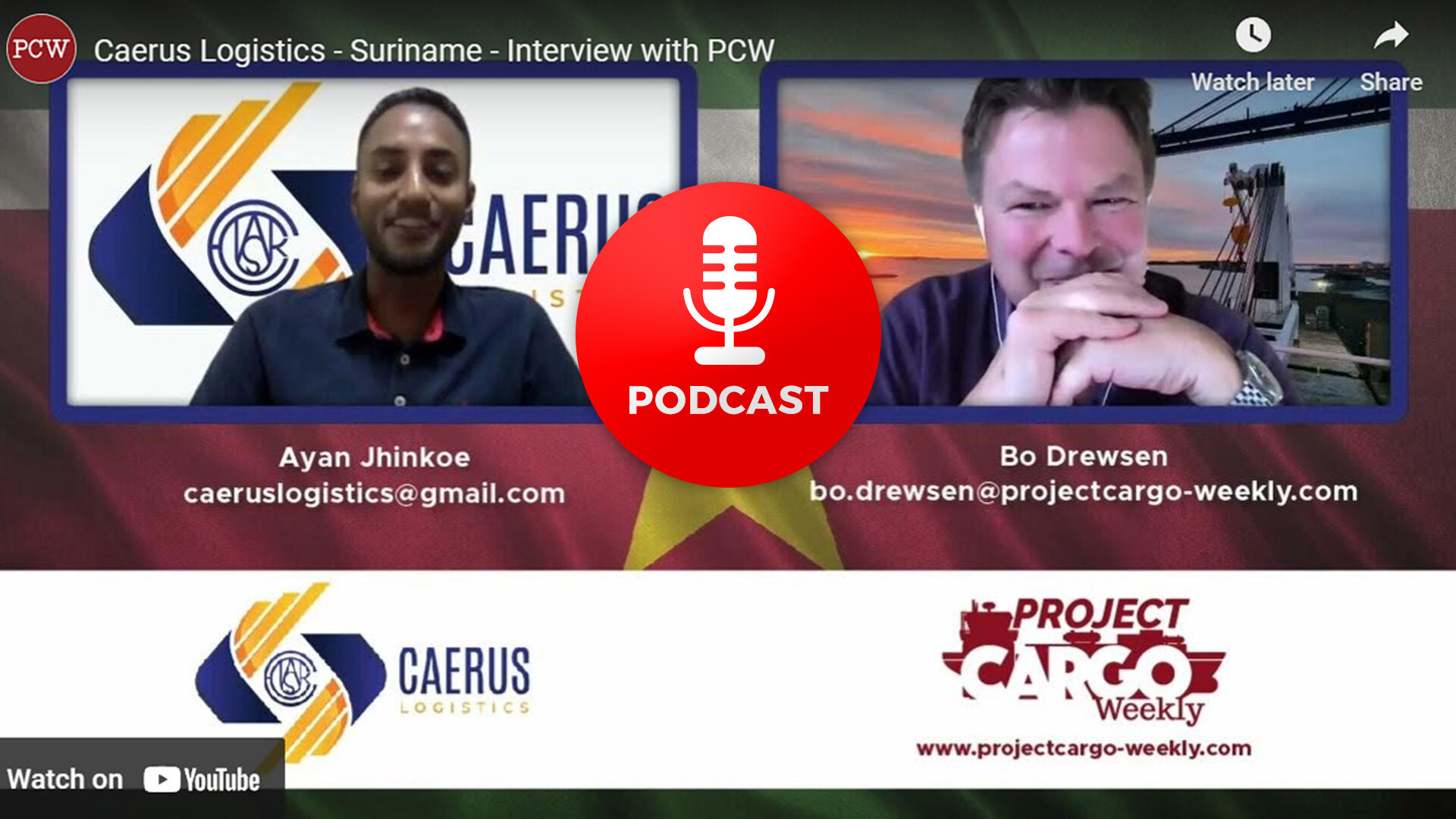 Caerus Logistics - Suriname - Interview - Project Cargo Weekly
